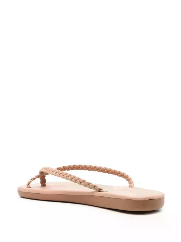 ANCIENT GREEK SANDALS Braided-strap Flip Flops