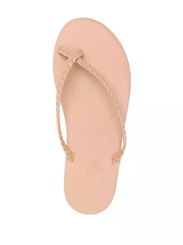 ANCIENT GREEK SANDALS Braided-strap Flip Flops