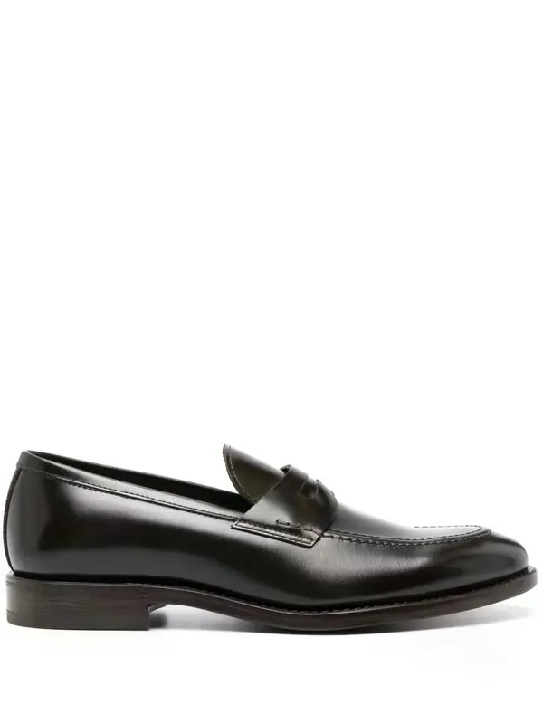 HENDERSON BARACCO Leather Penny Loafers