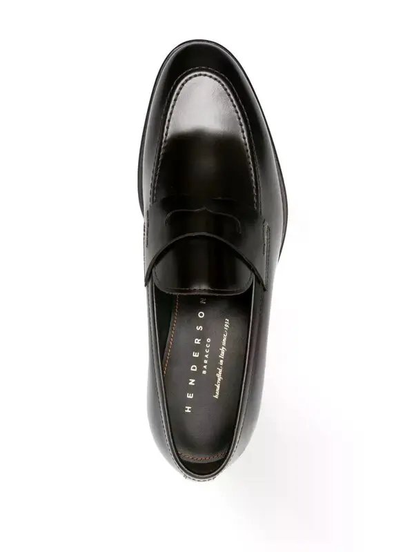HENDERSON BARACCO Leather Penny Loafers