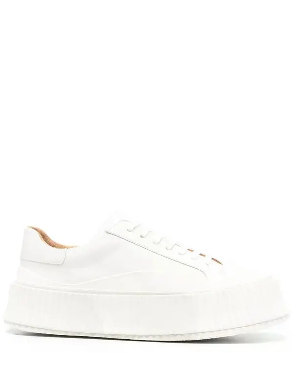 JIL SANDER Low-top Lace-up Sneakers - Neutrals