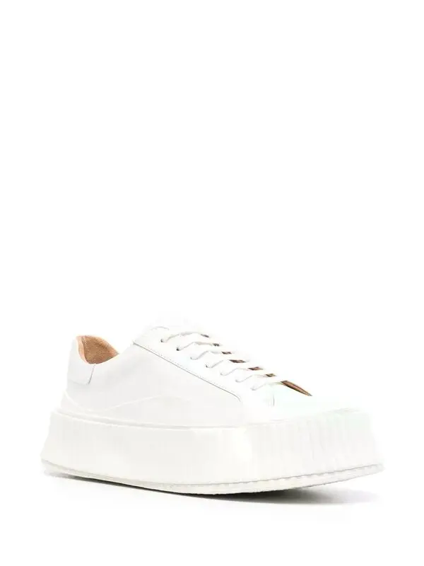 JIL SANDER Low-top Lace-up Sneakers - Neutrals
