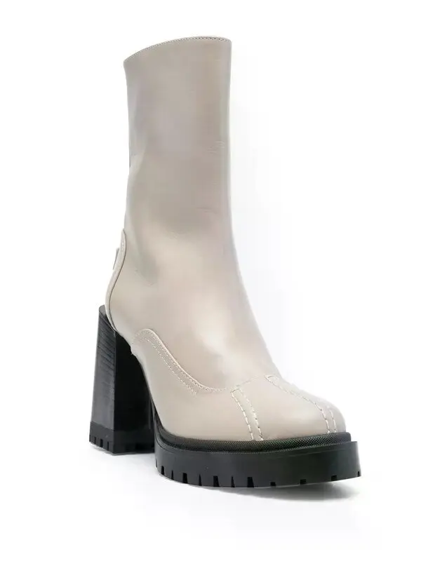 Furla Climb Leather Ankle Boots