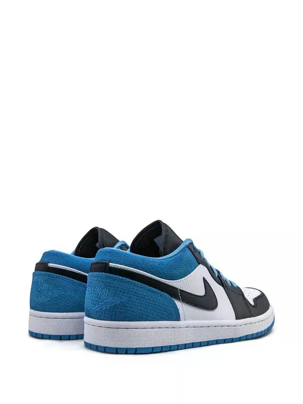 JORDAN Air 1 Low Laser Blue Sneakers - Black