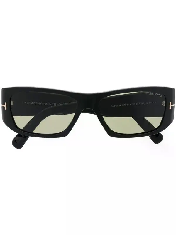 TOM FORD Rectangle-frame Sunglasses - Black