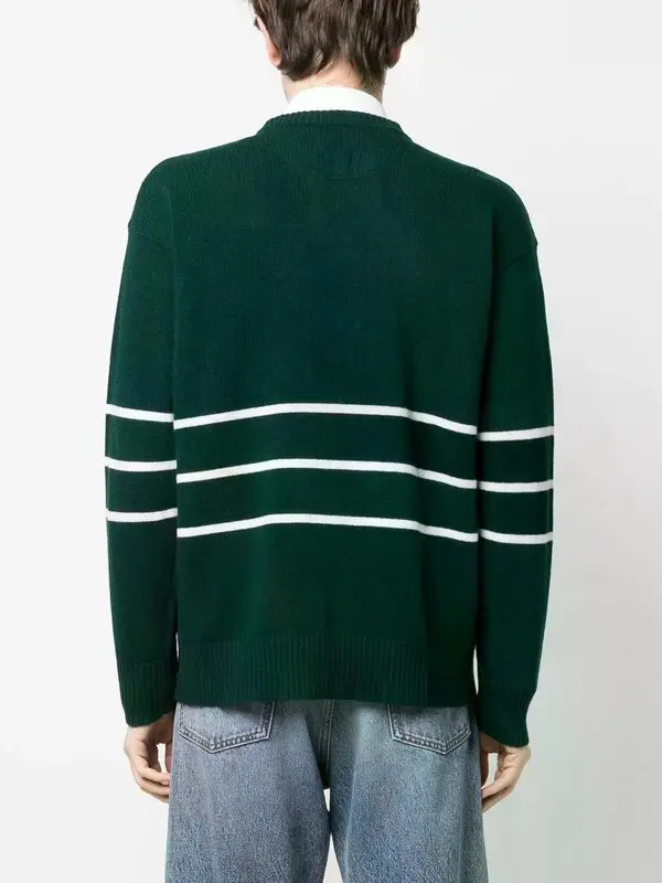 Valentino Garavani Logo-intarsia Crew-neck Jumper
