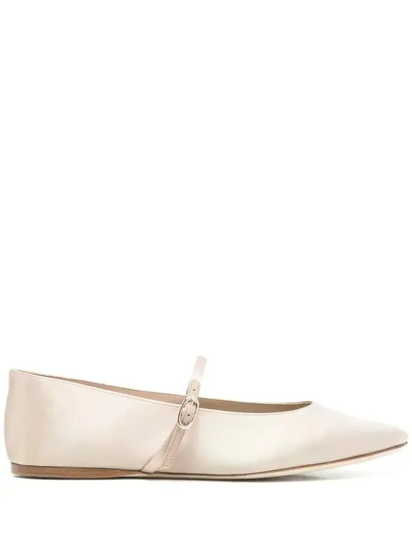 Saint Laurent Gio Ballet Flats - Neutrals