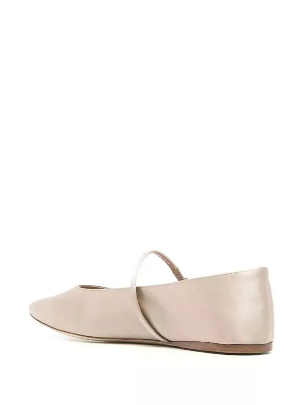 Saint Laurent Gio Ballet Flats - Neutrals