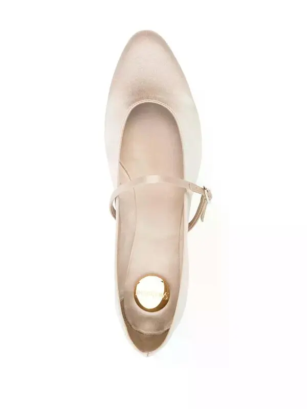 Saint Laurent Gio Ballet Flats - Neutrals