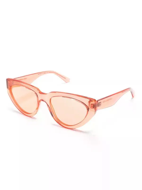 Karl Lagerfeld Logo-print Cat-eye Sunglasses