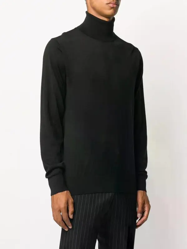 Dolce & Gabbana Roll-neck Cashmere Jumper - Black