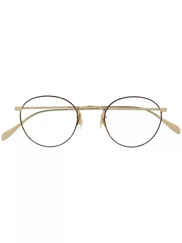 Oliver Spencer Coleridge Round Glasses - Brown