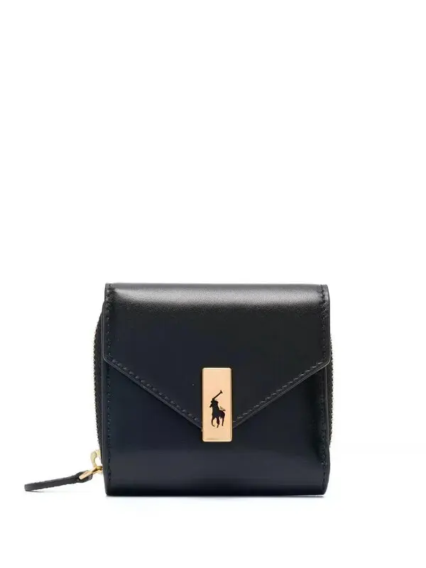 Polo Ralph Lauren Polo Id Compact Leather Wallet - Black