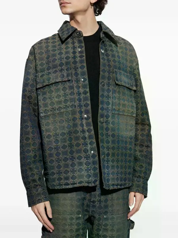 Amiri Jacquard Denim Jacket