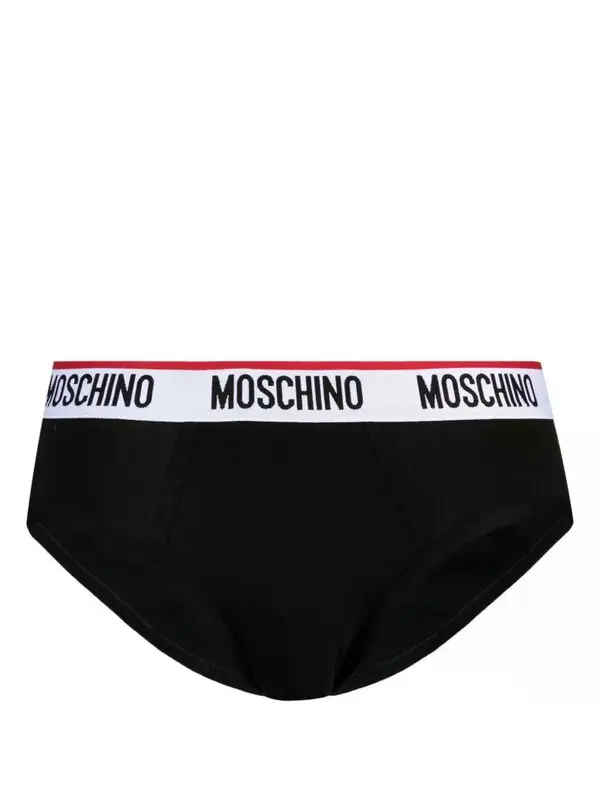 Moschino Logo-waistband Briefs