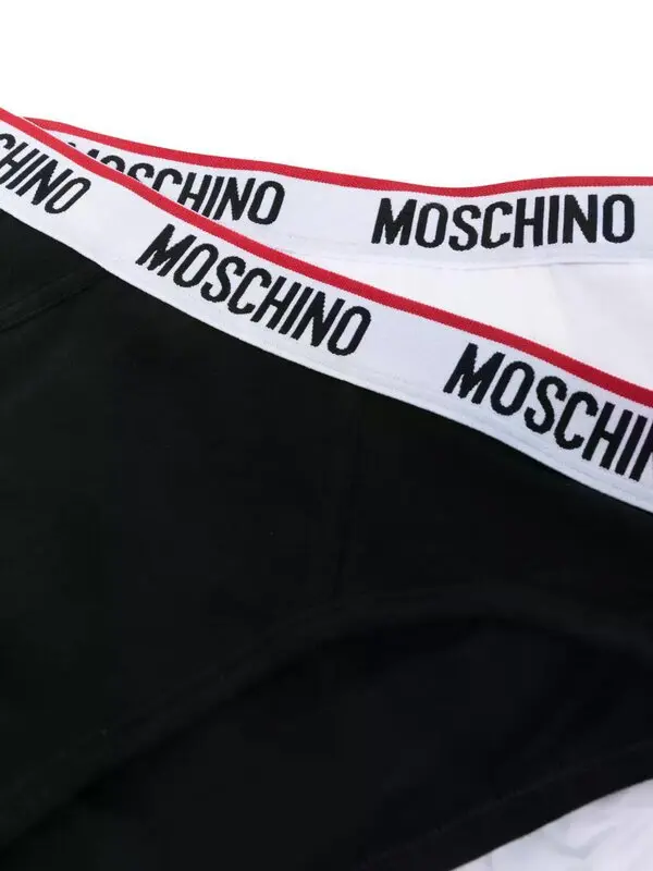 Moschino Logo-waistband Briefs