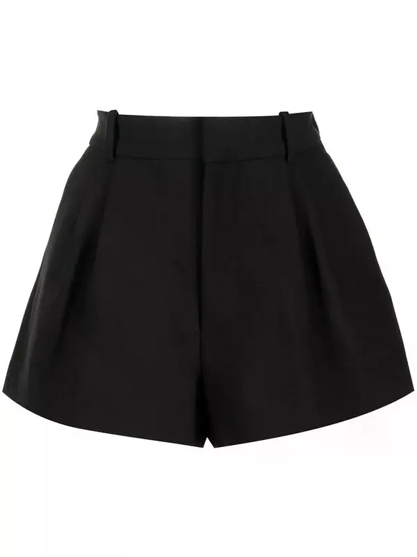 AREA Pleated Tailored Shorts