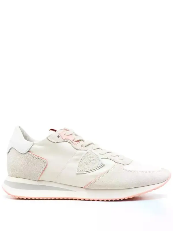 Philippe Model Logo-patch Sneakers - Neutrals