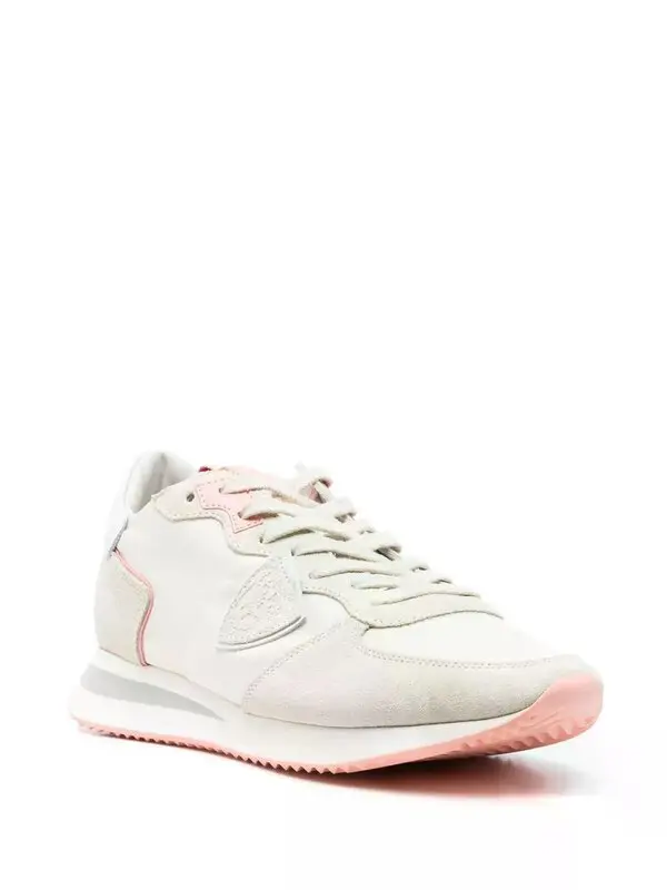 Philippe Model Logo-patch Sneakers - Neutrals