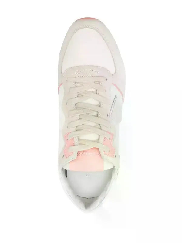 Philippe Model Logo-patch Sneakers - Neutrals