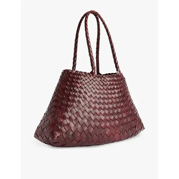 Dragon Diffusion Santa Croce Leather Tote Bag - Bordo
