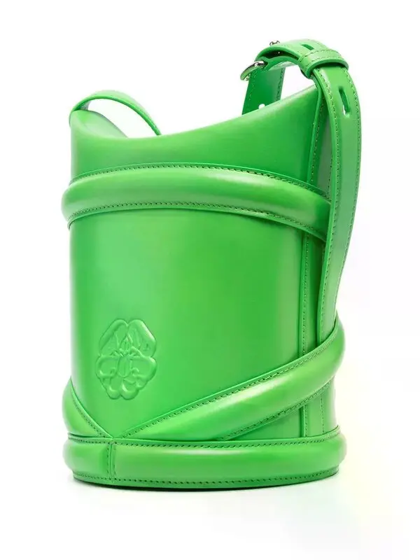 Alexander McQueen The Curve Bucket Bag - Green