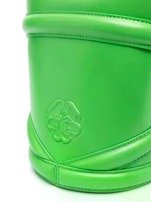 Alexander McQueen The Curve Bucket Bag - Green