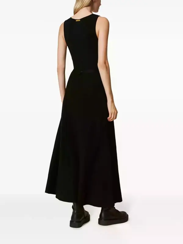 TWINSET Belted Maxi Dress