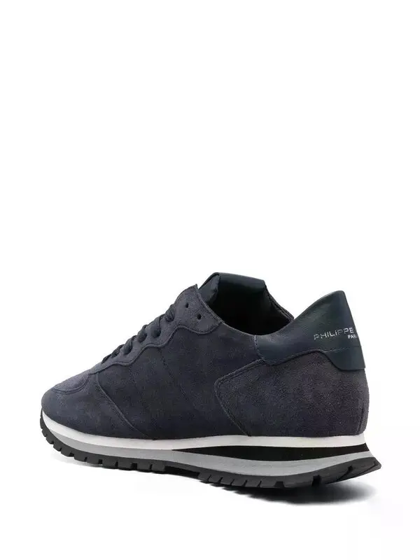 Philippe Model Trpx Suede Low-top Sneakers - Blue