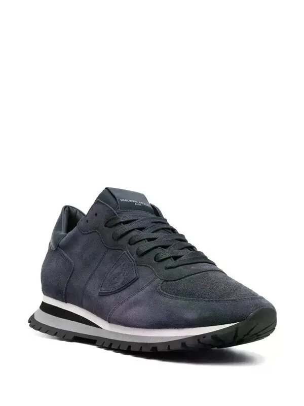 Philippe Model Trpx Suede Low-top Sneakers - Blue