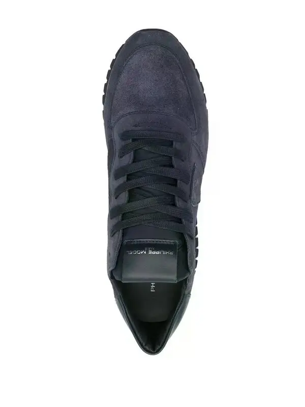Philippe Model Trpx Suede Low-top Sneakers - Blue