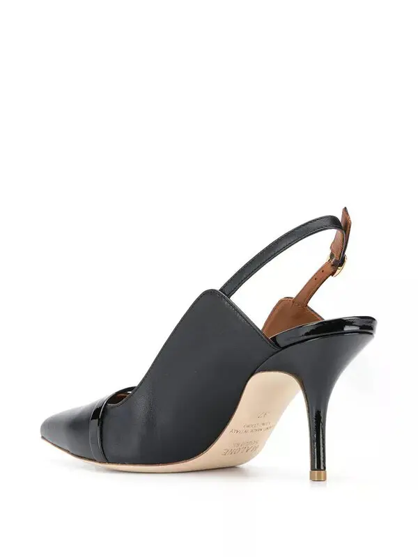MALONE SOULIERS Marion 70 Slingback Pumps - Black