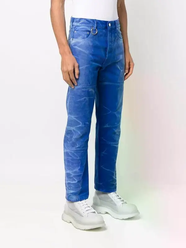 Études Studio Washed-effect Straight-leg Jeans