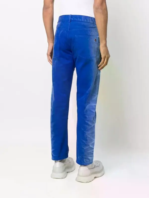 Études Studio Washed-effect Straight-leg Jeans