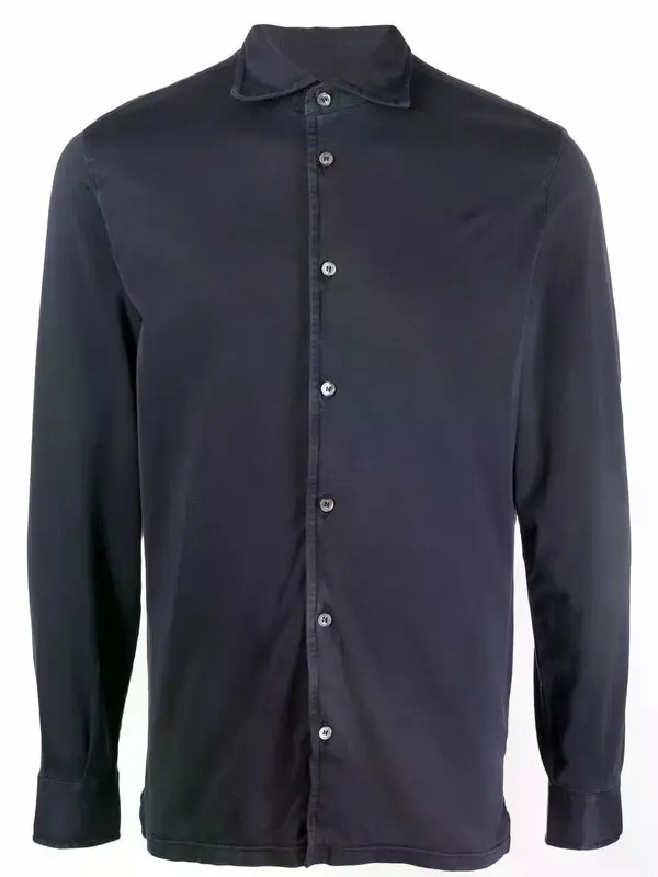 Fedeli Jersey Button Down Shirt