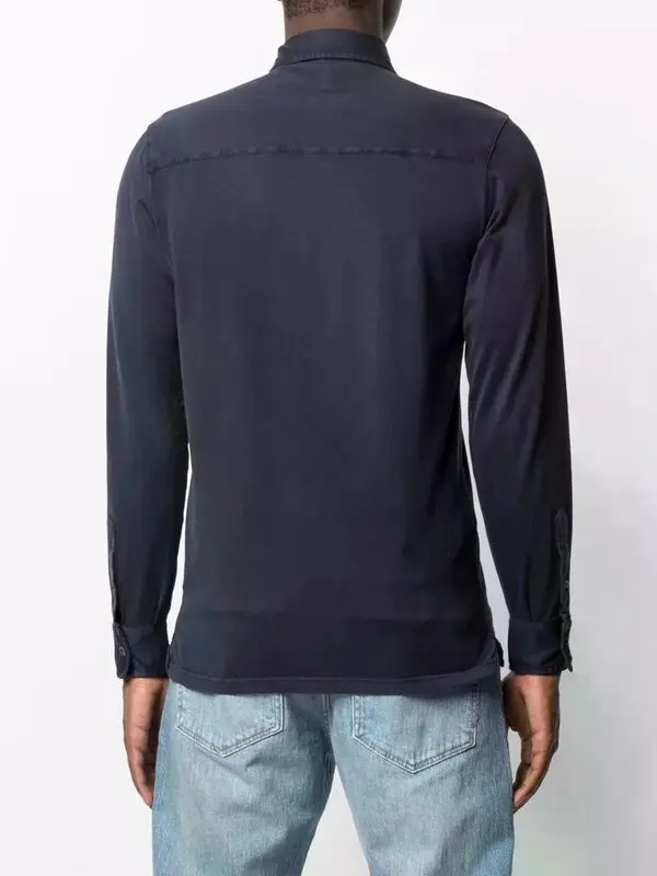 Fedeli Jersey Button Down Shirt