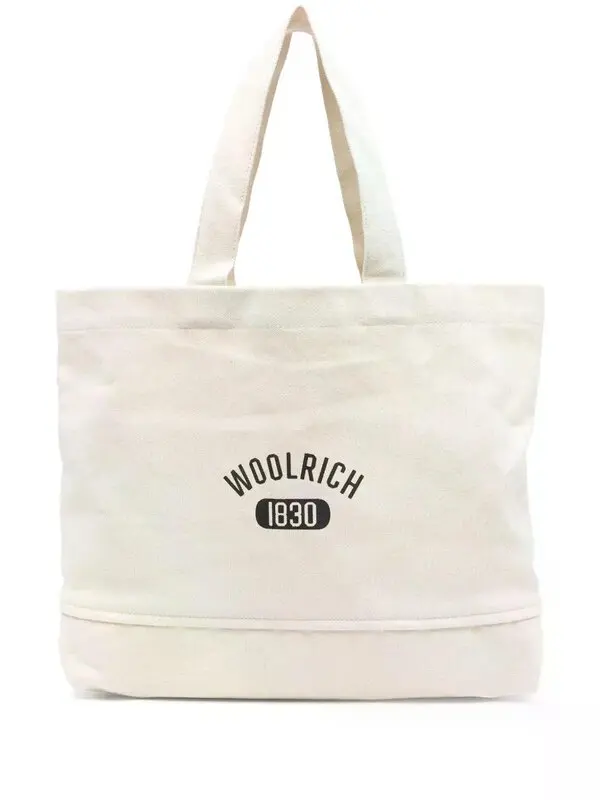 Woolrich Logo-print Canvas Tote Bag