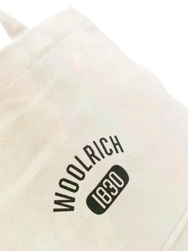 Woolrich Logo-print Canvas Tote Bag