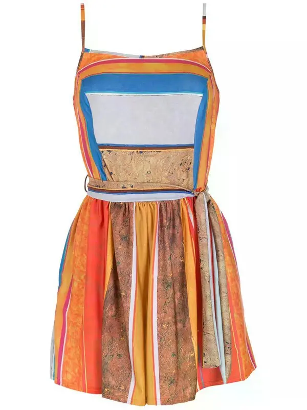 AMIR SLAMA Printed Playsuit - Multicolour