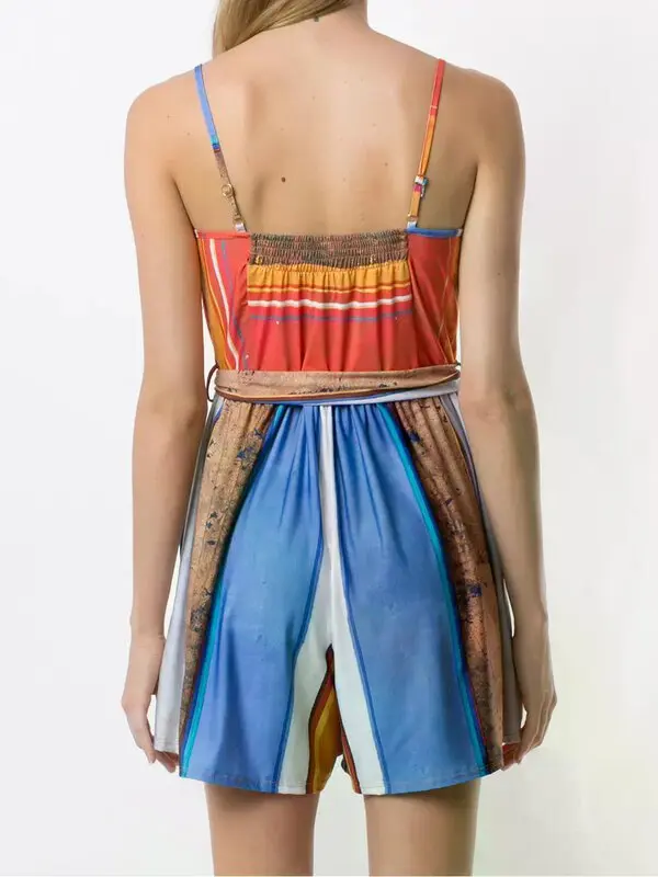AMIR SLAMA Printed Playsuit