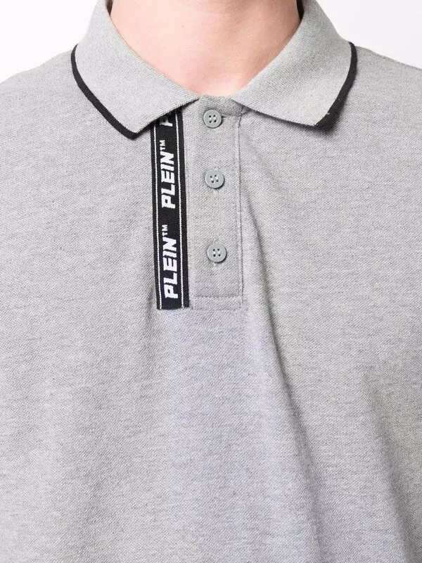 Philipp Plein Logo Patch Polo Shirt