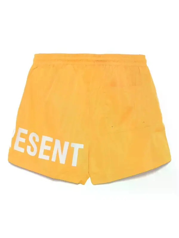 REPRESENT Logo-print Swim Shorts