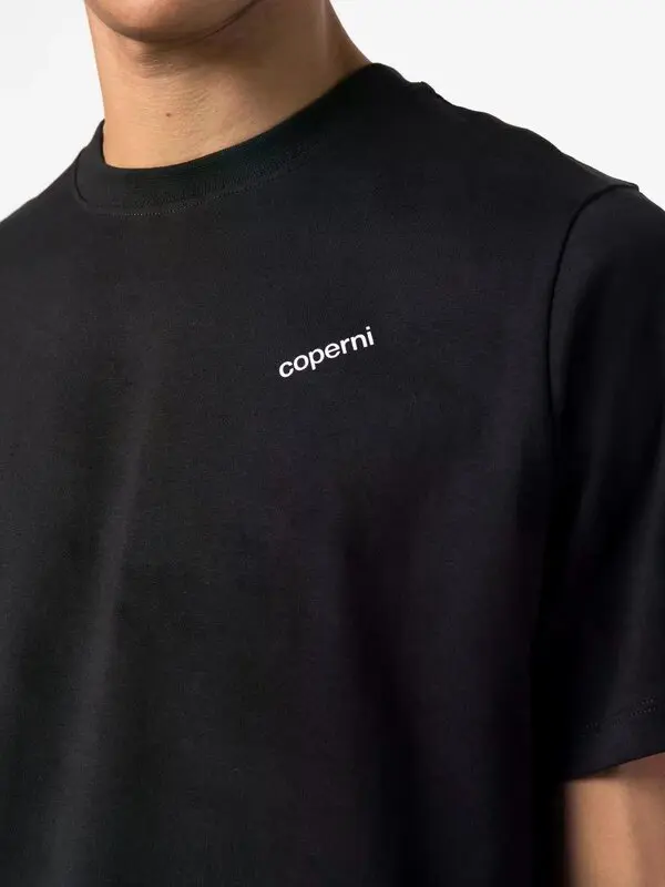 Coperni Embroidered-logo Short-sleeve T-shirt