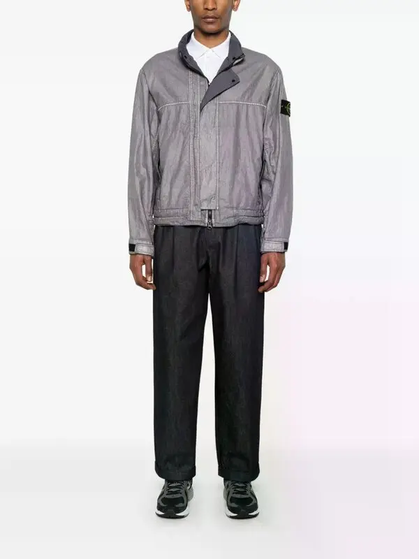 Stone Island Plated-ovd Linen Jacket
