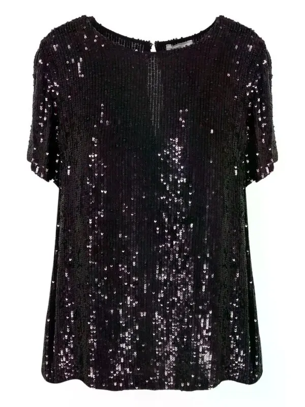 P.a.r.o.s.h Sequin-embellished T-shirt - Red