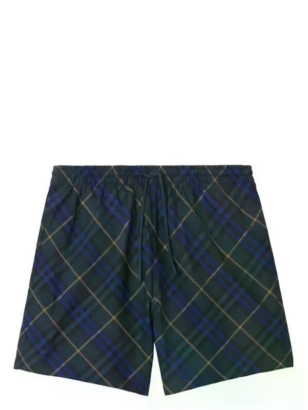 Burberry Checked Swim Shorts