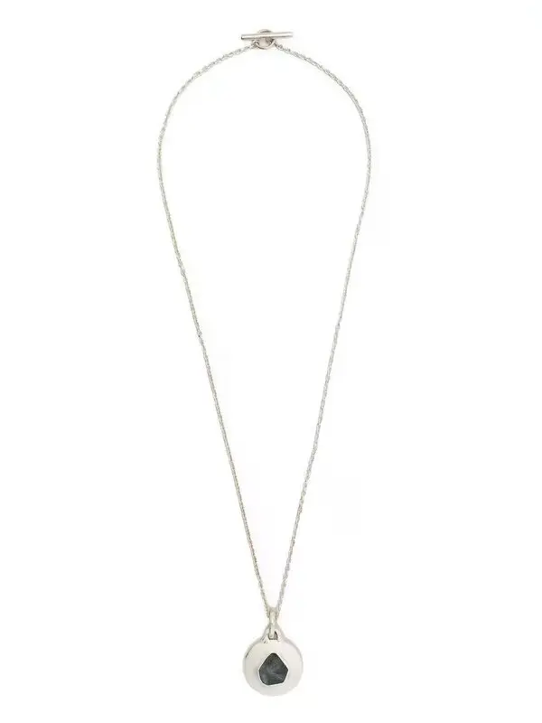 PARTS OF FOUR Disk Sapphire Pendant Necklace