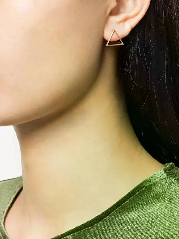 Shihara Diamond Triangle Earring