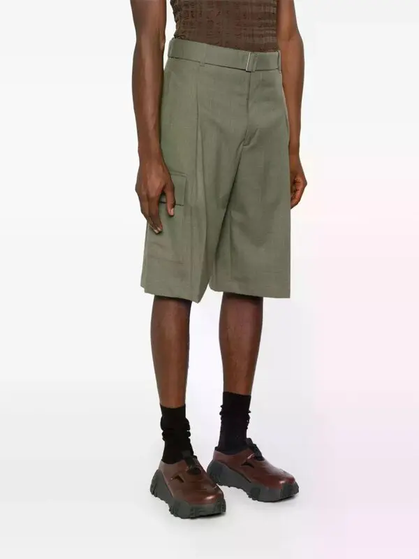 Études Studio Envol Belted Tailored Shorts