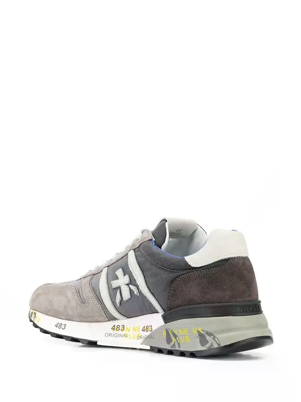 Premiata Lander Stamped Sole Sneakers